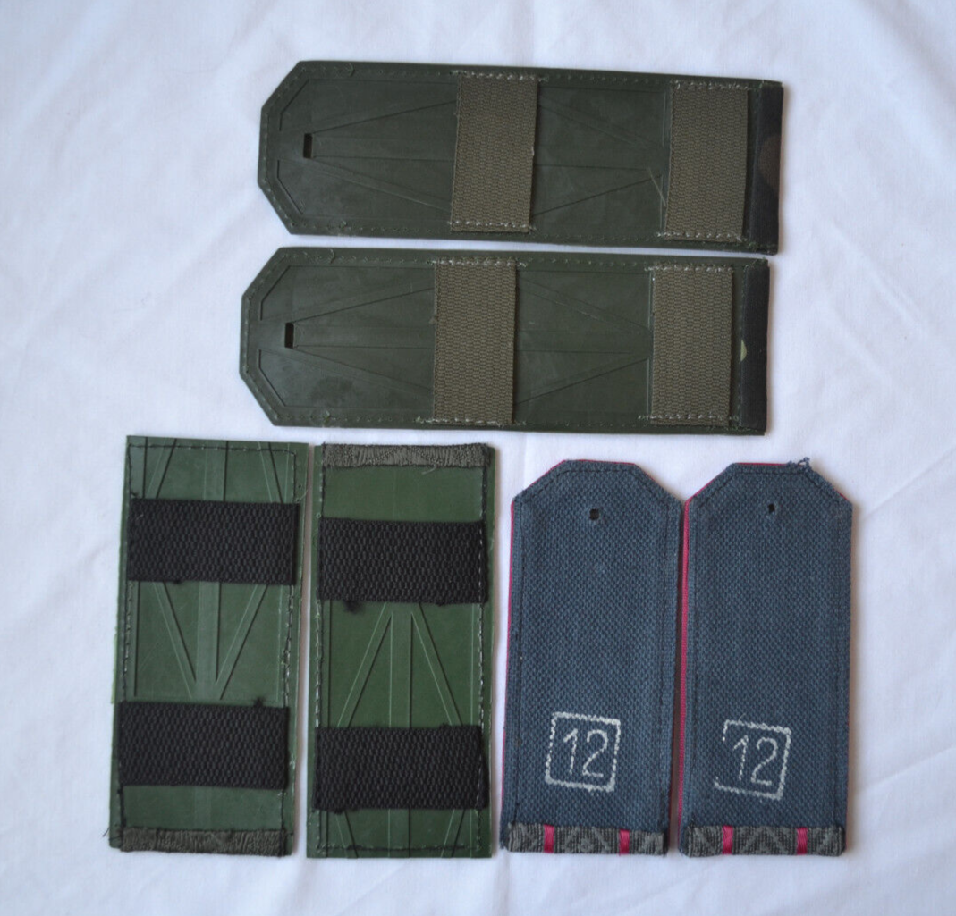 Ukrainian Shoulder boards Lot 5x pairs Ukraine Army military uniform ...