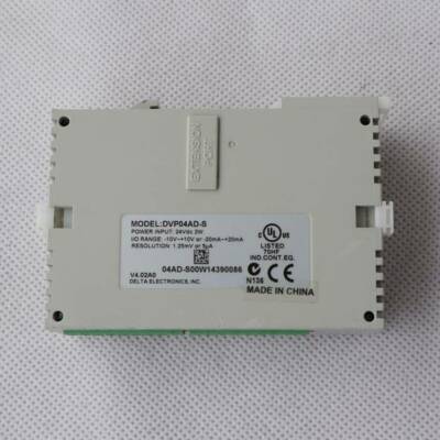 ONE USED Delta PLC analog input module DVP04AD-S tested | eBay