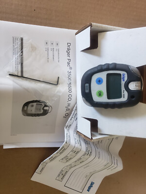 Dräger Pac 5500 Single Gas Detector personal CO carbon monoxide 4543960 ...
