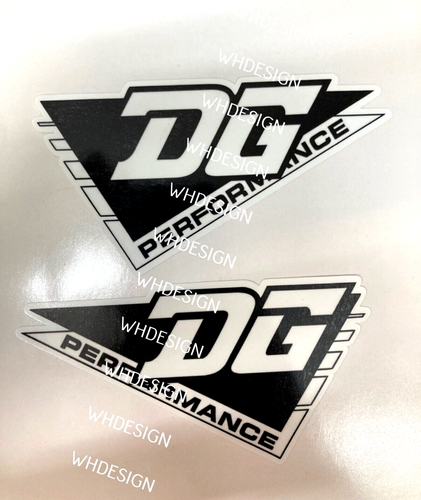 DG style exhaust sticker Classic car. Bike. Tool box. X2 | eBay