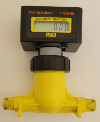 Flow Meters - Blue White