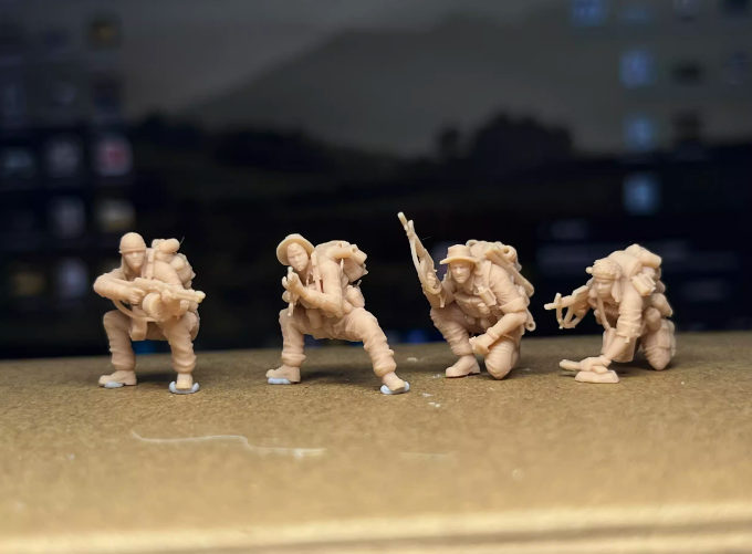 3D Printed Model 1/72 Cold war America Vietnam War 10 Person Model | eBay