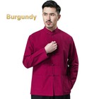 Traditional Chinese Men's Coat Tang Suit Long Sleeve Kung Fu Wushu ...