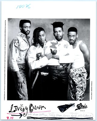 Press Photo Living Colour by Epic Shillings, Glover, Vernon Reid, Will ...