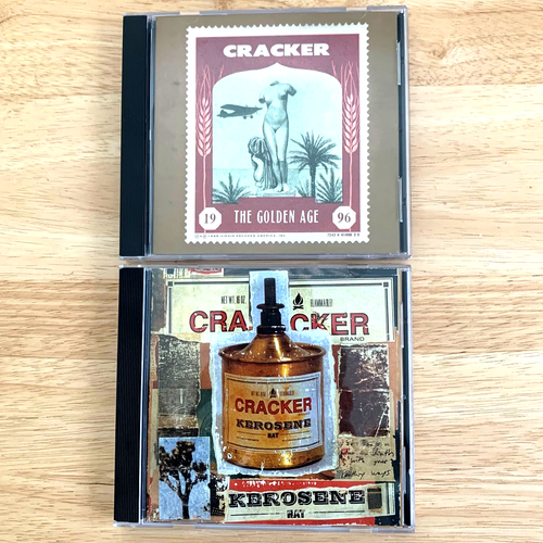 2 CD Lot CRACKER Kerosene Hat 1993 The Golden Age 1996 Country Rock ...