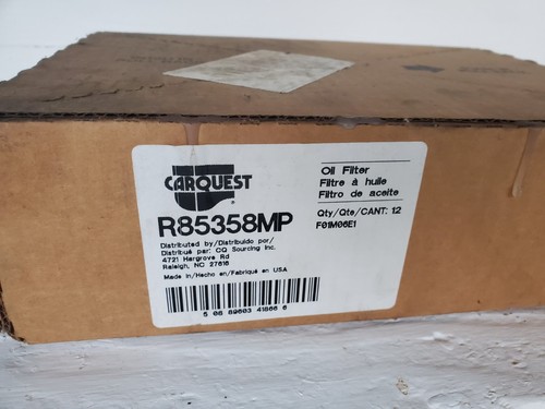 Lot of 12 Carquest R85358 Standard Oil Filter | eBay
