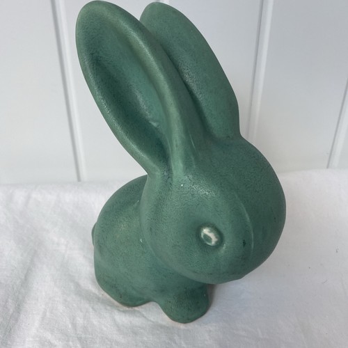 Vintage Bourne Denby Marmaduke Rabbit Figurine Green Stoneware Derby ...