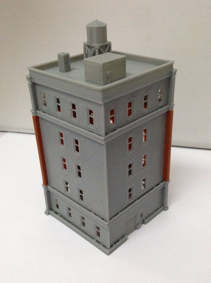 Outland Models Train Railroad City Classic Tall Building Grand Hotel N ...
