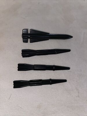 GI Joe Vector Jet Vehicle Part Black Missile Bomb 1987 Hasbro ARAH Lot ...