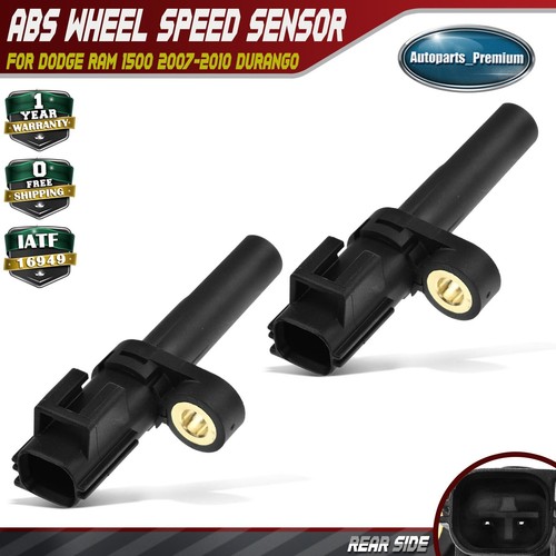 2x Rear ABS Wheel Speed Sensor for Dodge Ram 1500 2007-2010 Durango ...