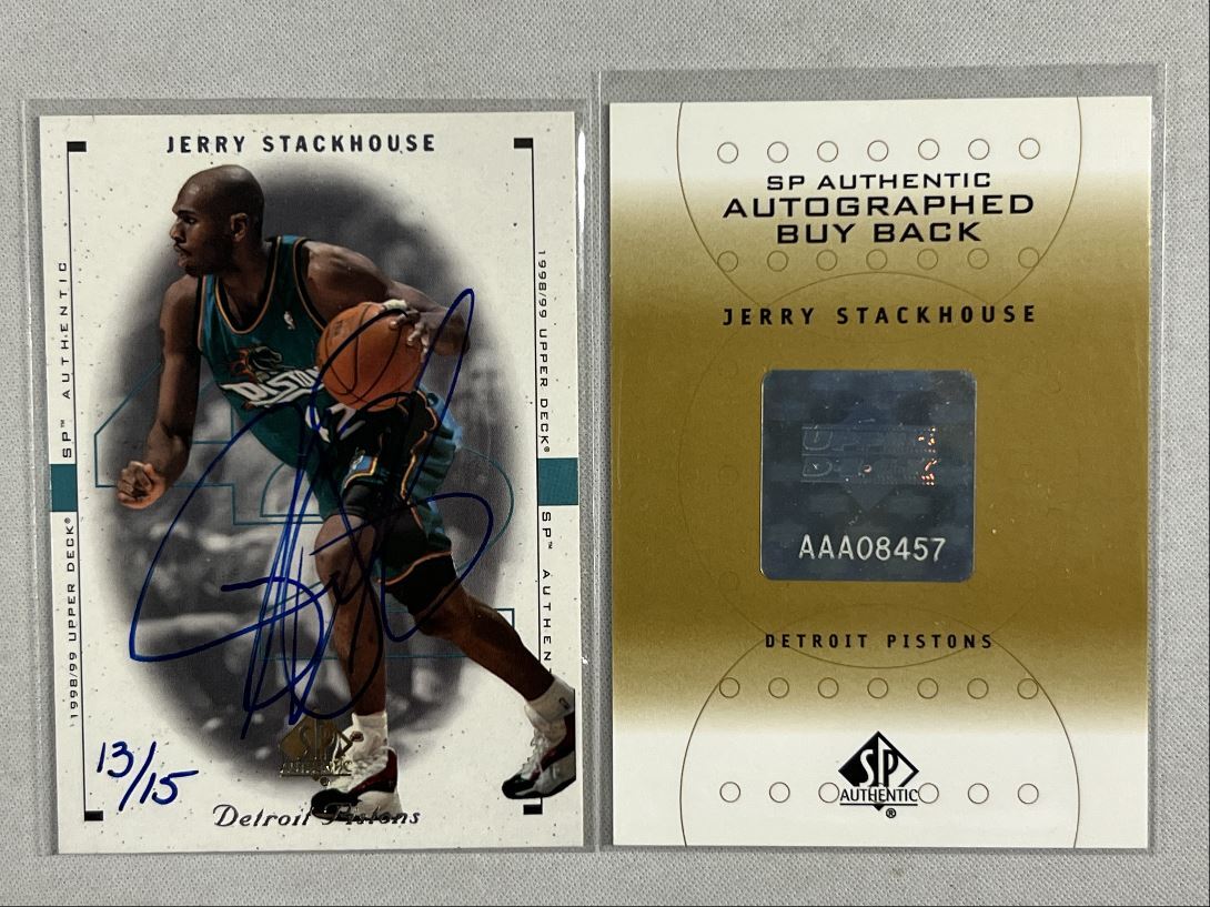 Jerry Stackhouse 1998 SP Authentic #32 Base Price Guide - Sports Card ...