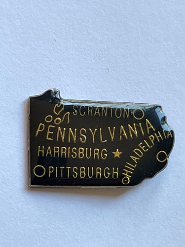 Pennsylvania Lapel Pin VINTAGE - Pittsburgh Scranton Harrisburg ...