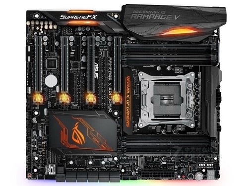 ASUS ROG RAMPAGE V EDITION 10 Intel X99 DDR4 LGA 2011-V3 E-ATX ...
