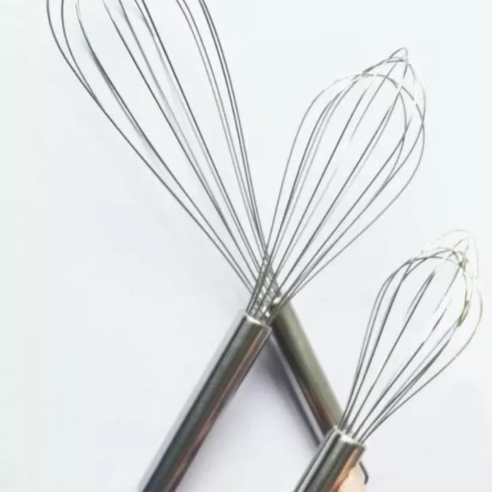 3 Pcs Stainless Steel Whisk Kitchen Utensil Wisk For Blending and ...