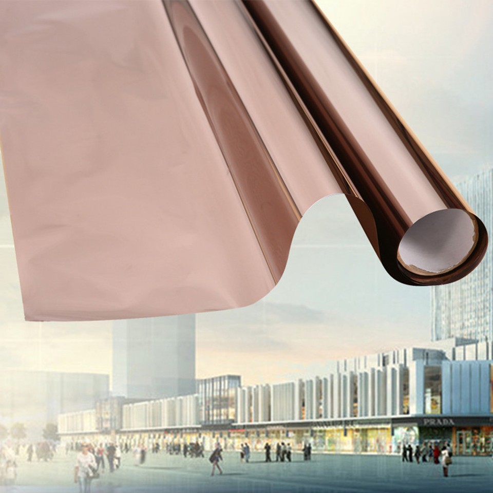Bronze Window Tint Solar Tint Film 88%Heat Rejection One Way Vision ...