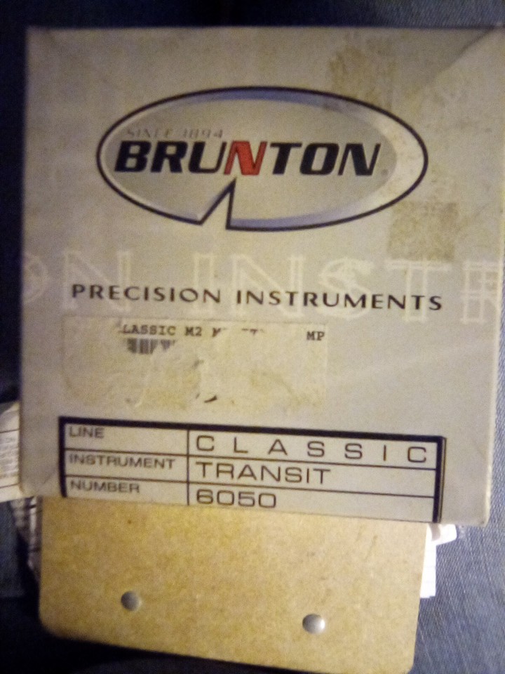 Brunton Pocket Transit Compass Hard Plastic Case Brand New In Box | eBay