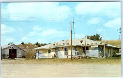 THEDFORD, Nebraska NE Antiques Museum HOUSE OF CLOCKS and KEYS Postcard ...