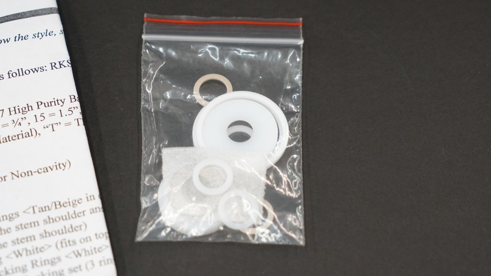 SVF Flow Controls RKSB705AT Valve Repair Kit SB7, PTFE | eBay