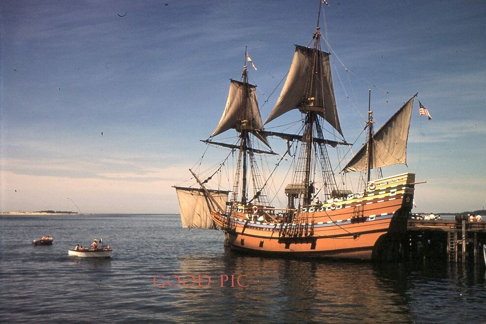 #J35-Vintage 35mm Slide Photo- Old Style Ship-Red Kodachrome - 1954 | eBay