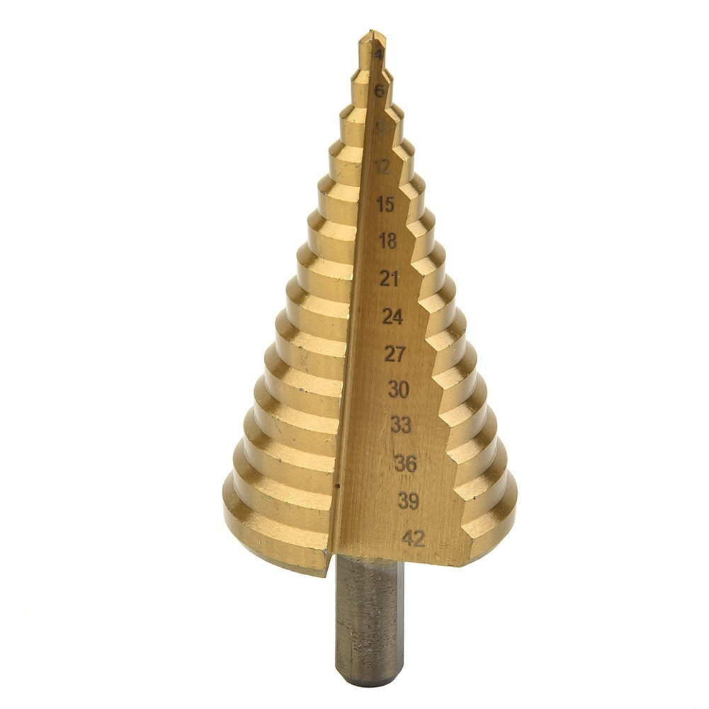 Metal Triangular Shank Step Drill Bit HSS Steel Tool Drilling | eBay