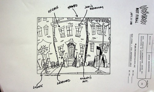 Hammerman 1991 Production Background Layout Copy DIC Animation City | eBay