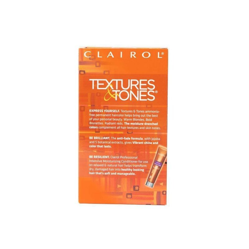 2x Clairol Textures & Tones Permanent Hair Color ~ 1B Silken Black | eBay