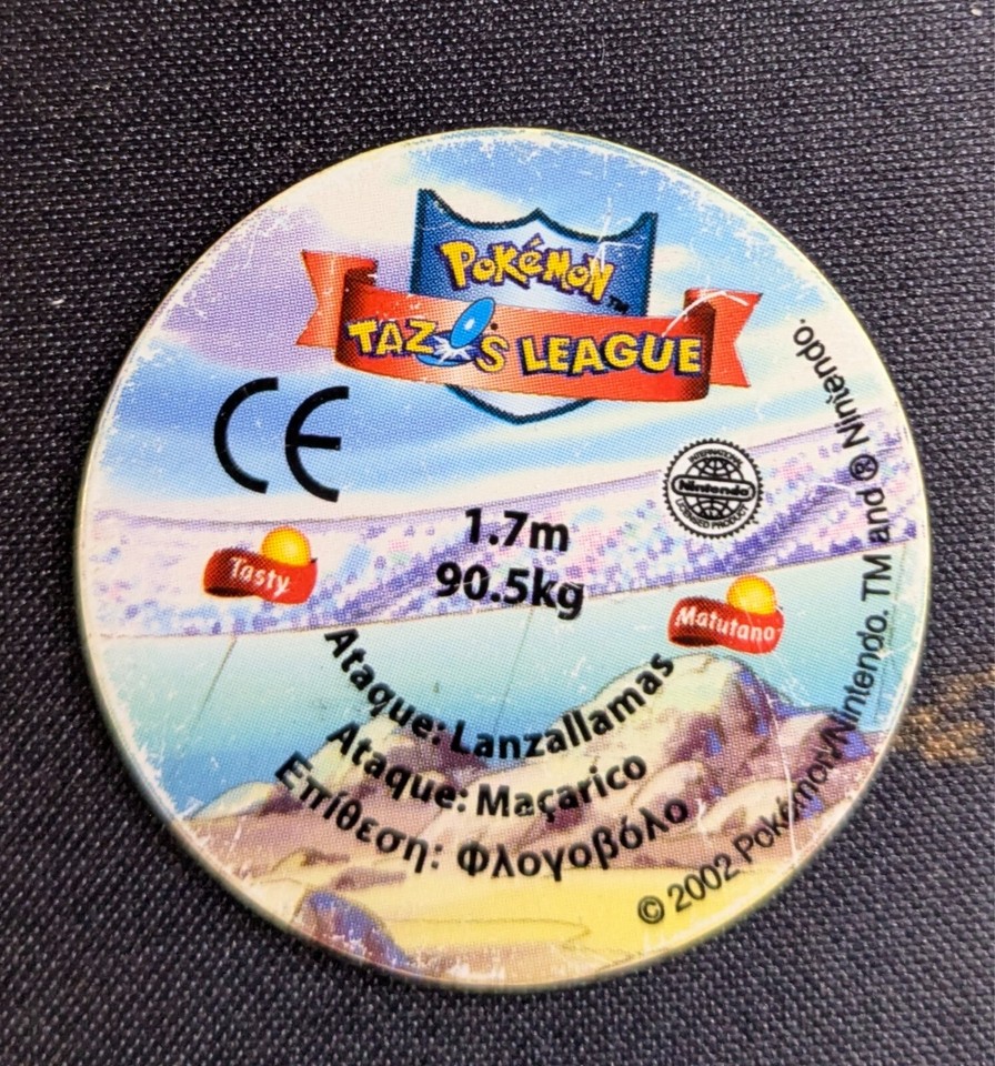 Rare Charizard Pokemon Tazos League 2002 #6 Nintendo ( Excellent ...