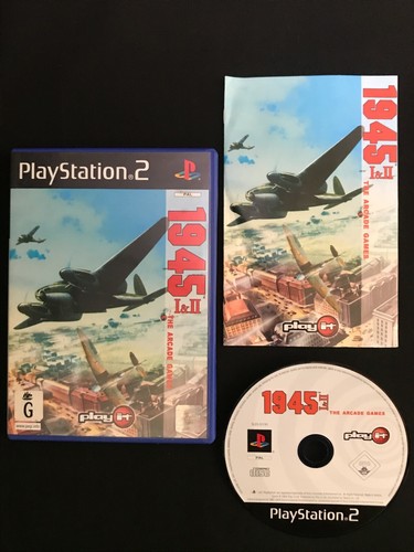 1945 I&II One & Two Playstation 2 PS2 PAL Game + Manual 5060057020531 ...