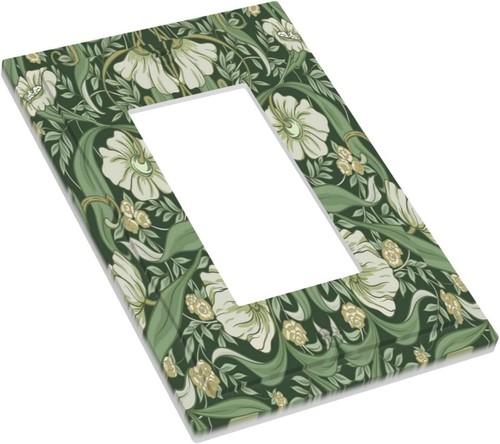 William morris decora outlet 1-Gang Rocker /5 x 3 IN, Vintage Green ...