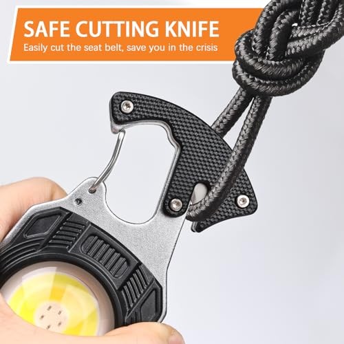 Cob Keychain Work Light 2PC Rechargeable EDC Keychain Flashlight 7 ...