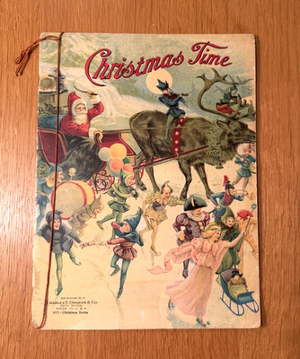 Rare Antique 1900 "Christmas Time" by Charles E Graham & Co Children's ...