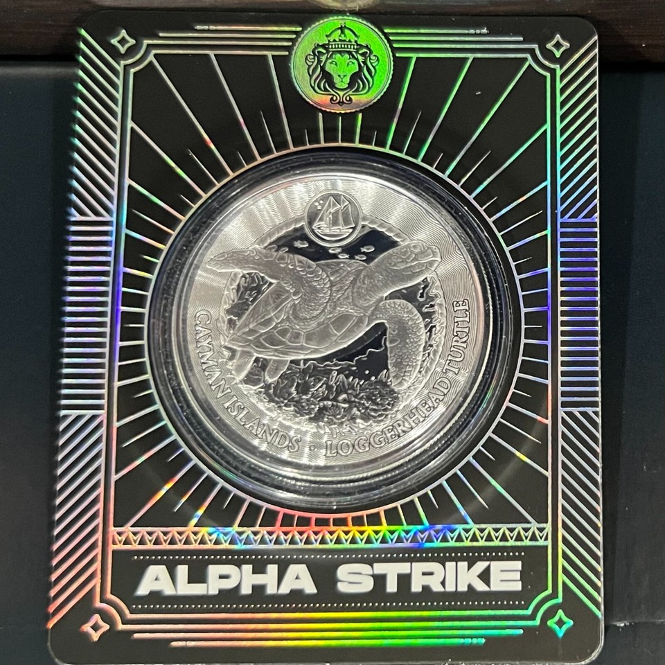 2024 LOGGERHEAD TURTLE 1 oz .9999 Silver Coin BU Scottsdale ALPHA ...