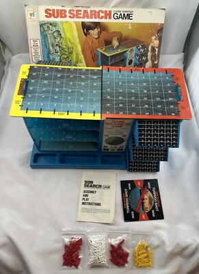 1973 Sub Search Game by Milton Bradley Complete in Good Condition FREE ...