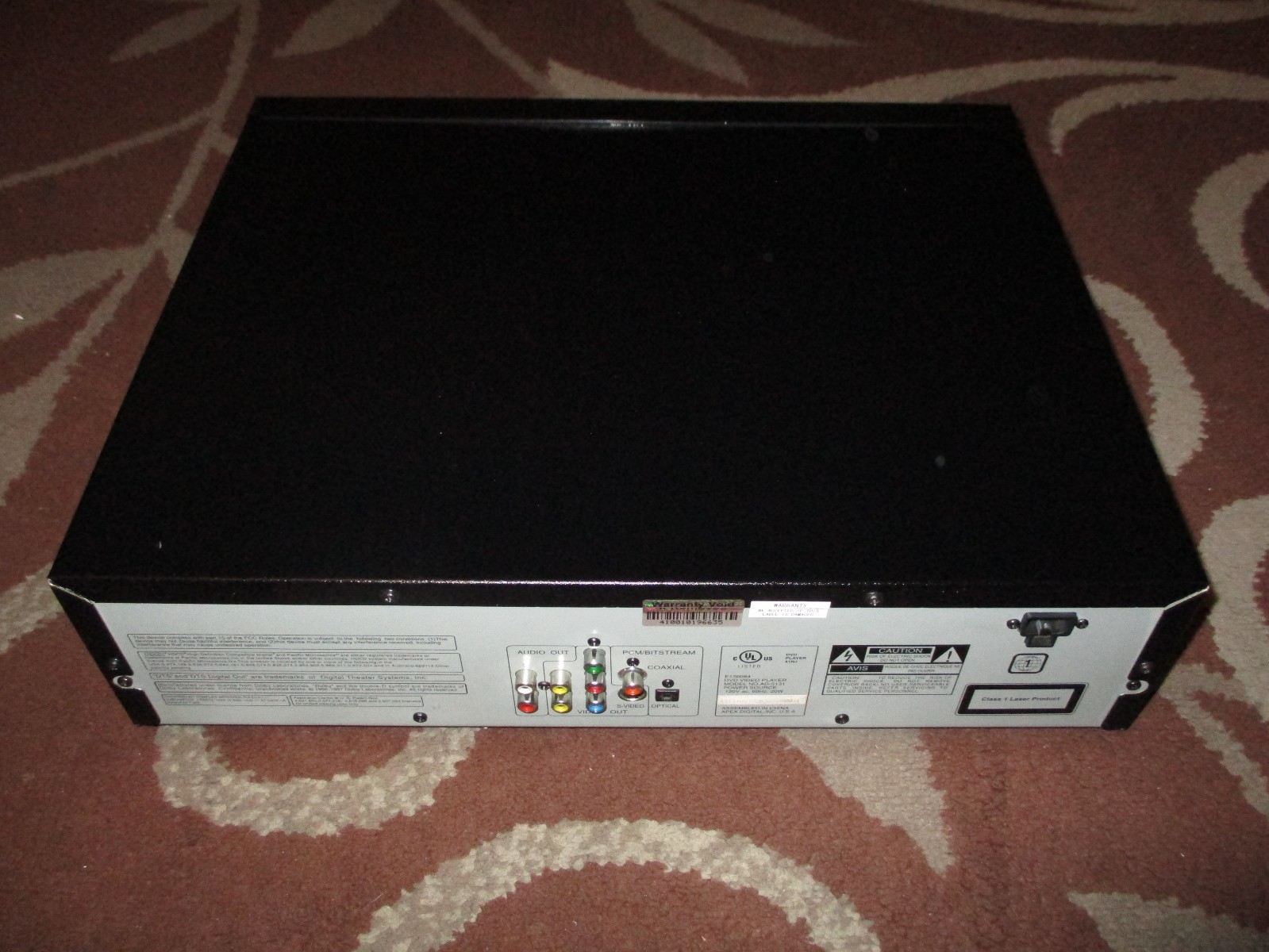 Apex 3-Disc Carousel DVD / Karaoke Player Model AD-5131 *Awesome Unit ...