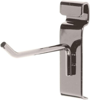 Lot of 50 4" Wire Grid Hooks Hook Pegs Gridwall Slat Steel Gray Display ...