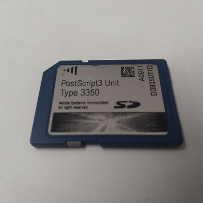 Ricoh Postscript3 Unit Type 3350 | eBay