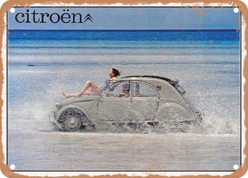 METAL SIGN - 1965 Citroen 2CV Vintage Ad | eBay