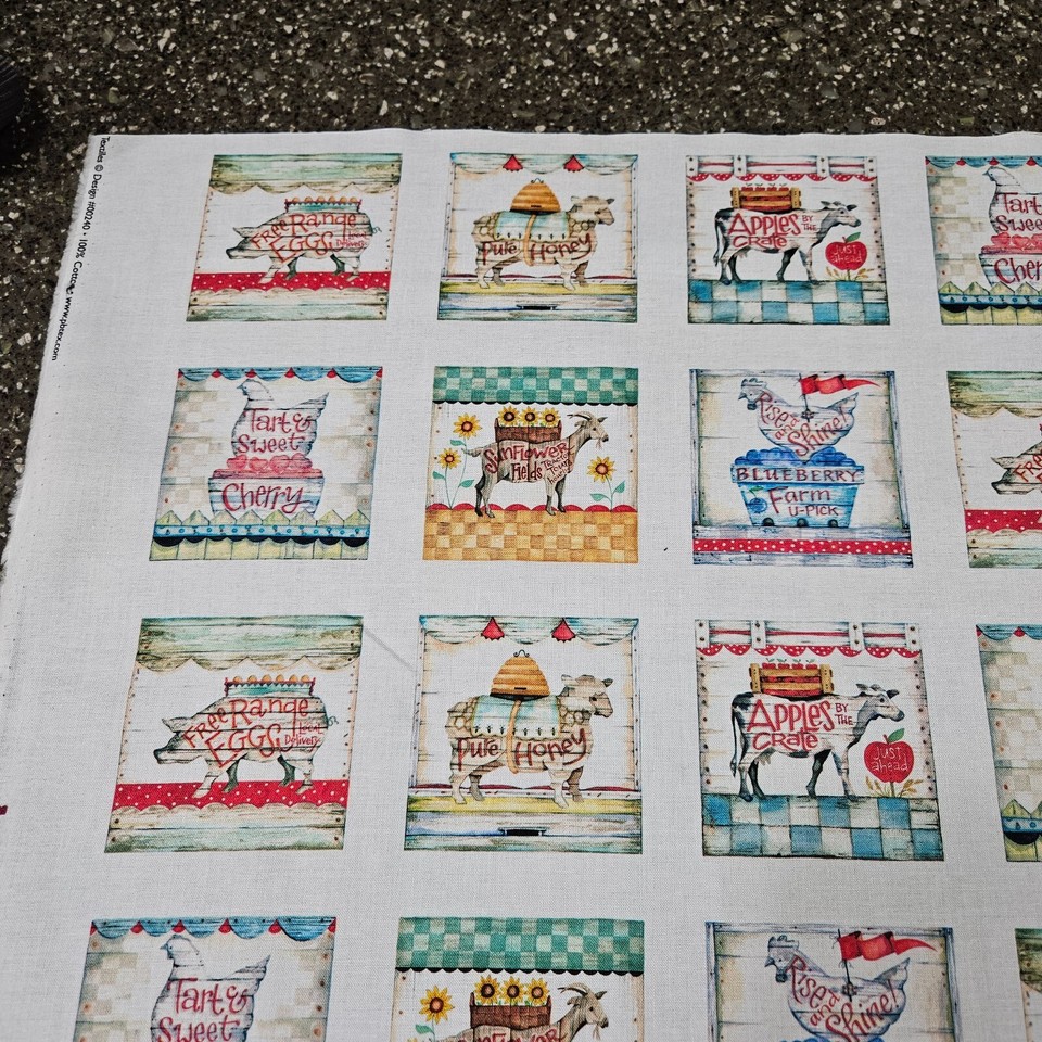 Fresh Picked Farm Stand Panel 23x42 Michelle Palmer P&B Textiles 3 ...