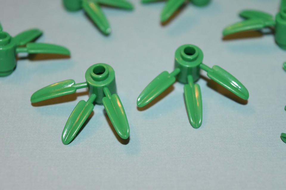 Lego Town City Flowers ~ #30176 Plant Brick 1 x 1 Round with 3 Bamboo ...