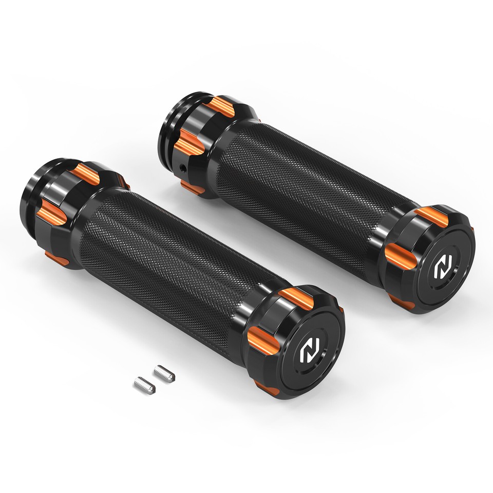 NICECNC Pair Handlebar Hand Grips 56248-08 56304-08 For Harley Dyna ...