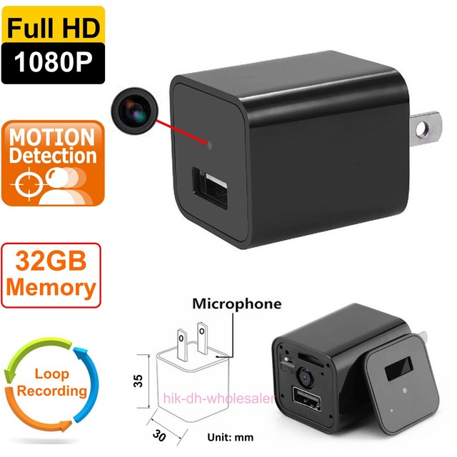 Genuine 1080p USB Spy Camera 32gb Ux-9 Scout Motion Detect Surveillance ...