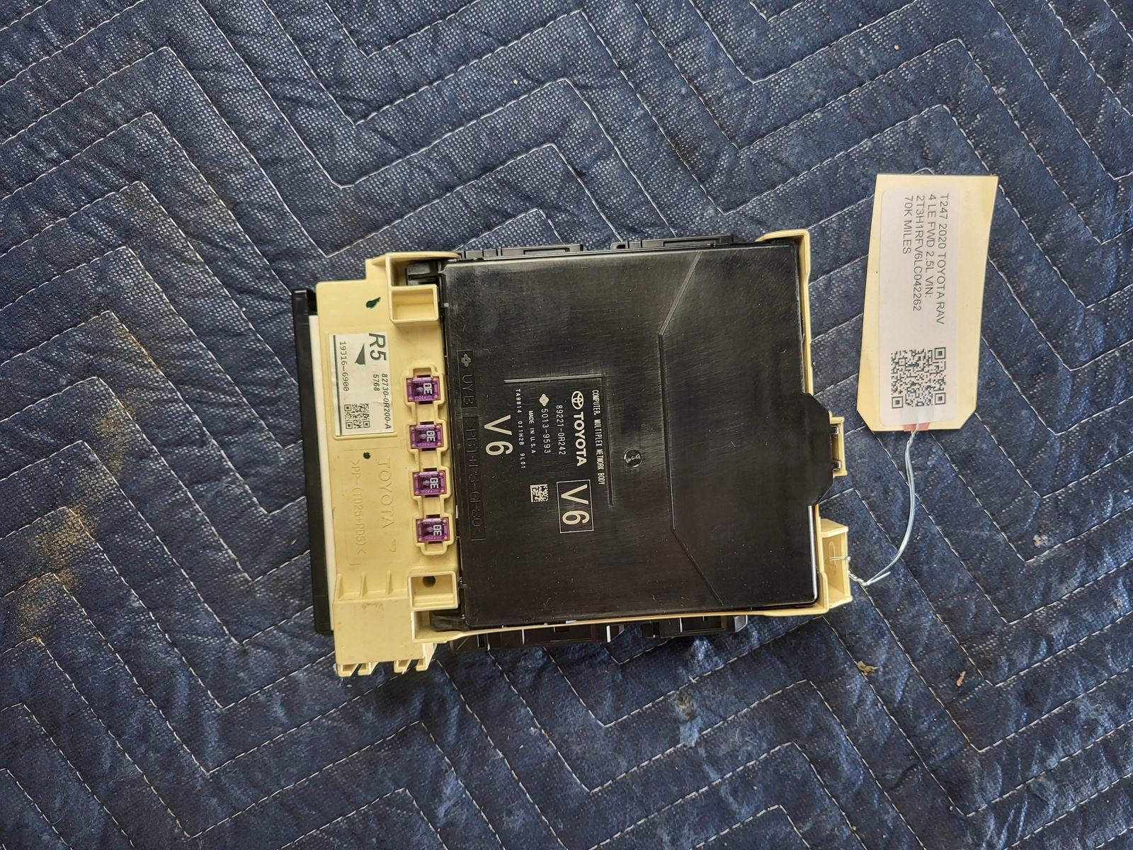 Multiplex Network Body Control Module 2020 Toyota Rav4 89221-0R242 2019 ...