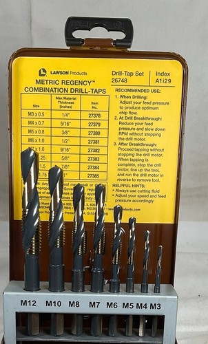 Lawson Regency Drill-taps Metric 26748 | eBay