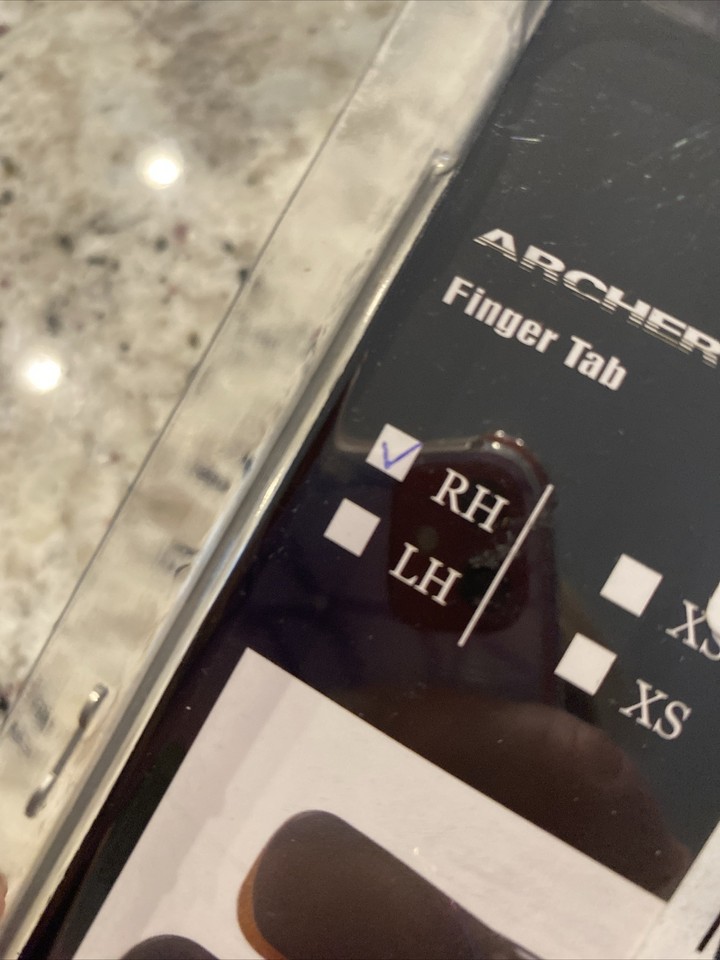 Archery Finger Tab, Size M, RH. | eBay