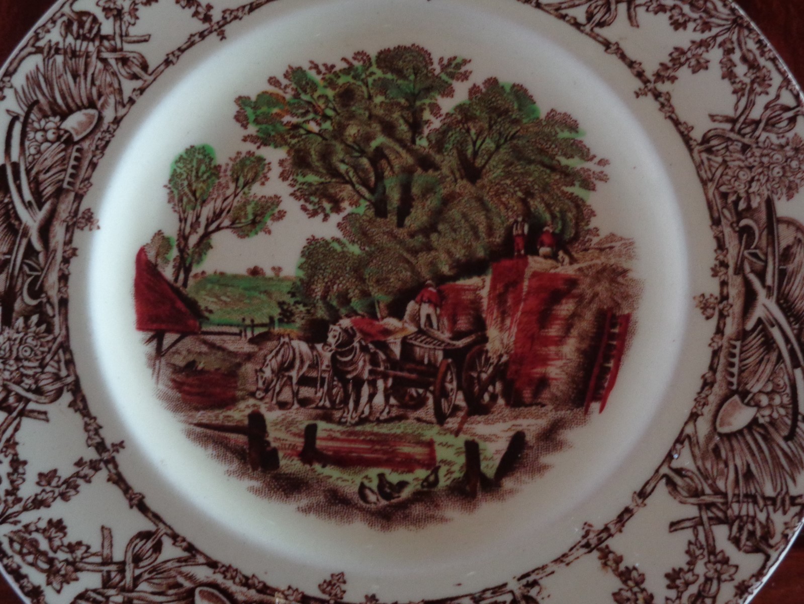 A J Wilkinson Ltd Royal Staffordshire Pottery RURAL SCENES Small Side ...