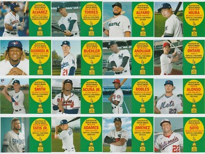 2020 TOPPS ARCHIVES BASEBALL ALL-STAR ROOKIES INSERT SINGLES - YOU PICK ...