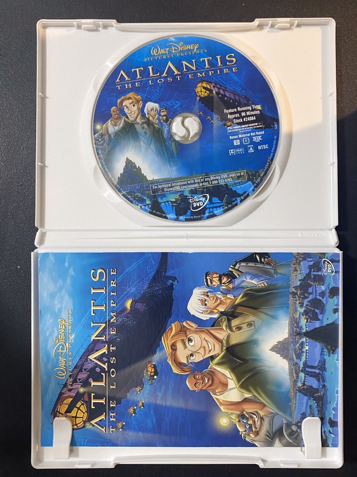 Atlantis: The Lost Empire (DVD, 2001) 786936166095 | eBay