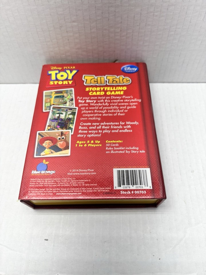 Disney Pixar Toy Story Tell Tale Story Telling Card Game Create Your ...