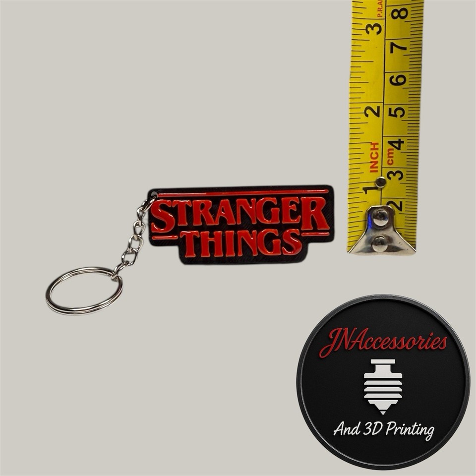 STRANGER THINGS 3D Printed KEYCHAIN | eBay
