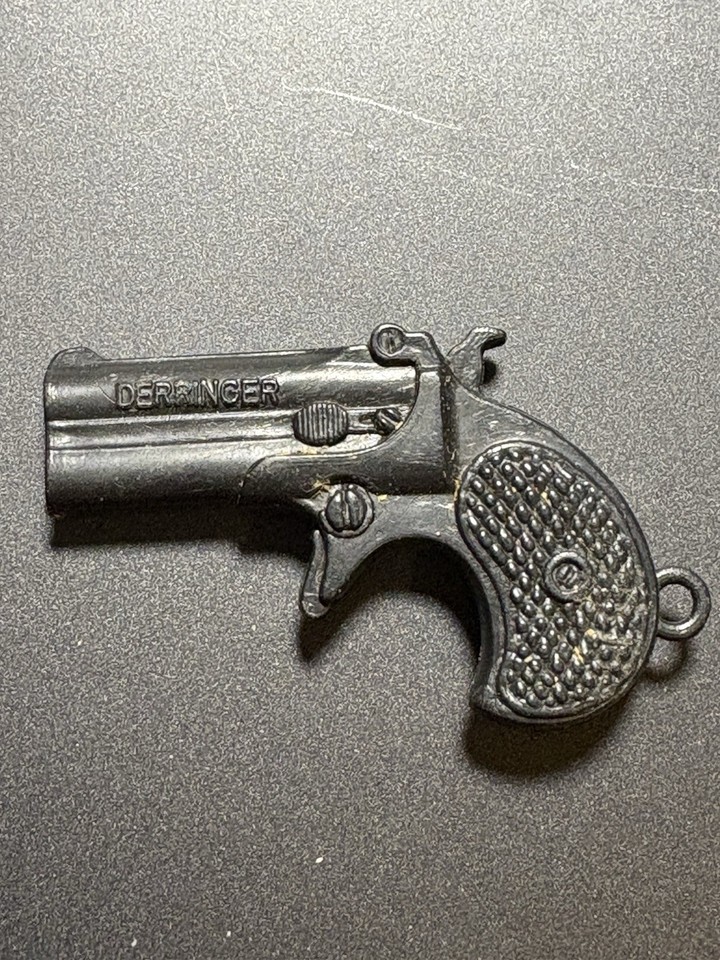 TINY GUMBALL MACHINE DERRINGER GUN BLACK PLASTIC | eBay